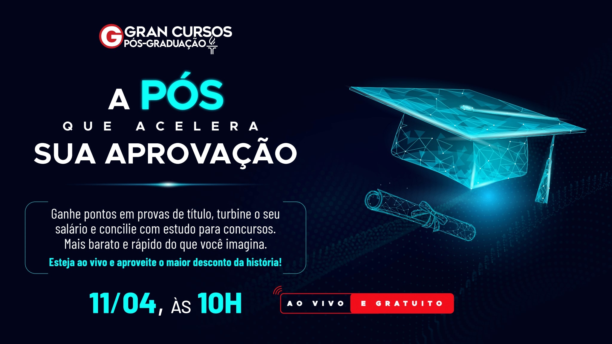 Pós-Graduação 100% digital para turbinar seu salário