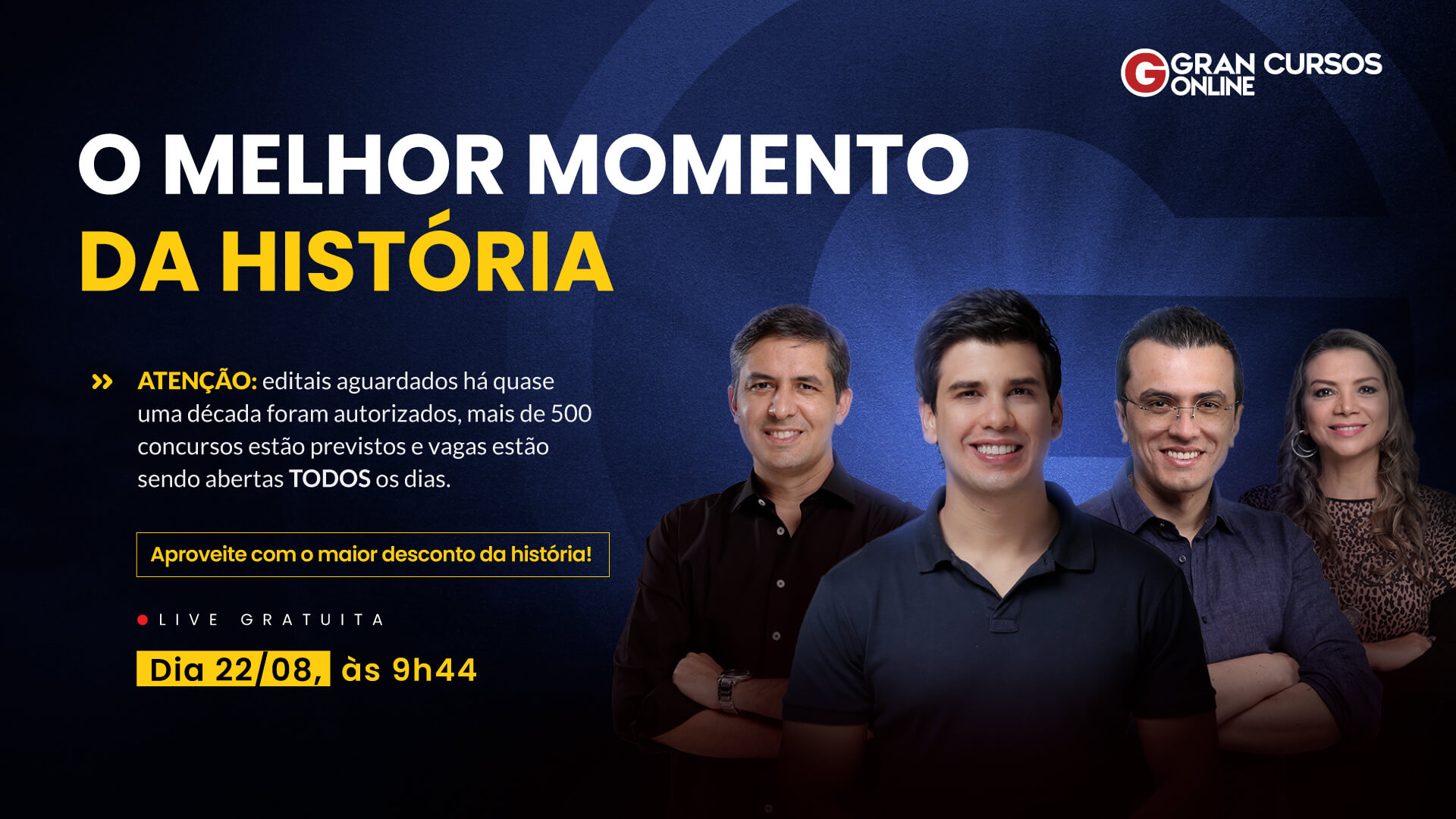 O Melhor Momento da História dos Concursos | Gran Cursos Online